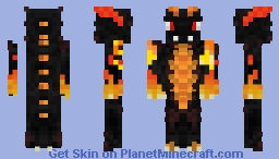 fire dragon Minecraft Skin