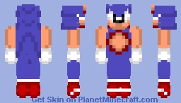 The (Genesis) MegaDrive Sonic!!! (Sonic 1,Sonic CD) Minecraft Skin