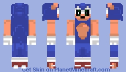 Uaweka Sonic (Sonic X) Minecraft Skin