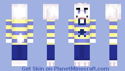 Outertale Asriel Minecraft Skin
