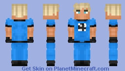 Johnny Storm | Human Torch Minecraft Skin