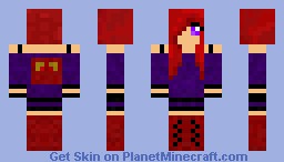 Nether Girl (request) Minecraft Skin