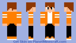 Orange man Minecraft Skin