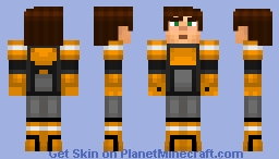 Male Jesse Armored Golden Goliath (Minecraft Story Mode) Minecraft Skin
