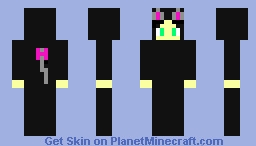 Black Cat Hoodie Minecraft Skin