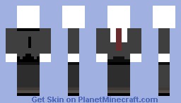 Slender Man Minecraft Skin