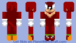 Knuckles (Sonic 3) Minecraft Skin