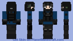 C1TY Task Force 47 SWAT Minecraft Skin