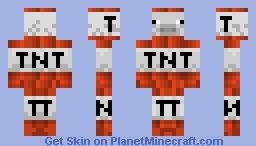 TNT Pig (HogExplode) Minecraft Skin