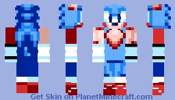Mania Sonic Minecraft Skin