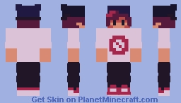 Pink Haired Bf Minecraft Skin