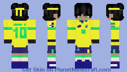 Brazil World Cup Minecraft Skin
