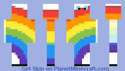 Rainbow Guy Minecraft Skin
