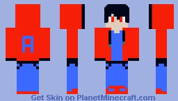 Red Gamer Minecraft Skin