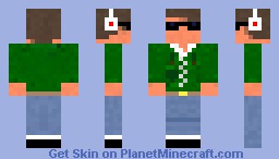 Green Jacket Guy Minecraft Skin