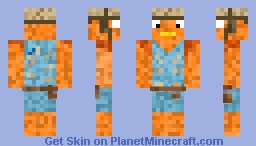 Fishstick from fortnite Minecraft Skin