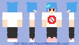 Pink Haired Bf Minecraft Skin