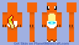 Drake the charmander Minecraft Skin