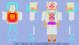 Luffy gear 5 Minecraft Skin