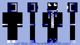 Rainbow Led Blue Minecraft Skin