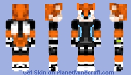 Tails Nine (Sonic Prime) Minecraft Skin