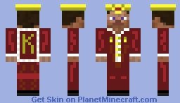 King Steve's skin Minecraft Skin