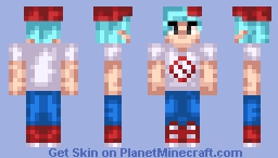 Fnf boyfriend Minecraft Skin