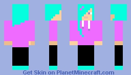 Neon Lights Minecraft Skin