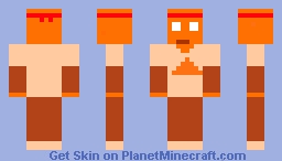 Orange Minecraft Skin