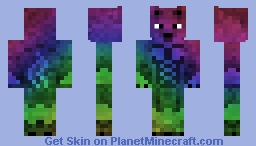 Wolf Rainbow #2 Minecraft Skin