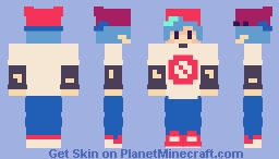 Boyfriend (Fnf Corruption Null DEMO) Minecraft Skin