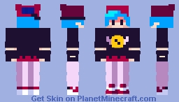 Rerun Boyfriend (Fnf: Rerun) Minecraft Skin