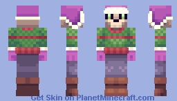 Chill winter skeleton Minecraft Skin