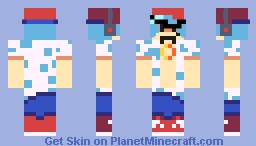 MM Dsides Boyfriend PokeChu Minecraft Skin