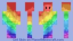 Rainbow guy Minecraft Skin