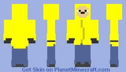 raincoat guy Minecraft Skin