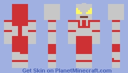 Ultraman skin (Made by my cousin) Minecraft Skin