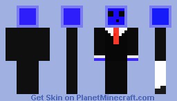 slime in suit Minecraft Skin