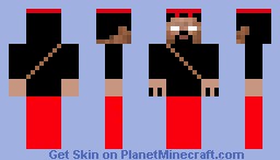 Black Devil Minecraft Skin