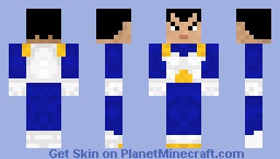 vegeta Minecraft Skin