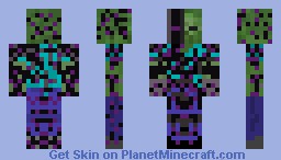 Infected Zombie Minecraft Skin