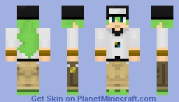N from Pokemon Black and White Minecraft Skin