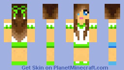 Jamie-Green Clothes Minecraft Skin