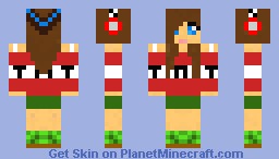 TNT Girl Minecraft Skin