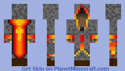 fire knight Minecraft Skin