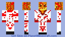 Bloody Pumpkin man Minecraft Skin