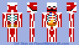 inside the human body :P Minecraft Skin