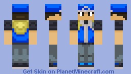 blue pokemon Minecraft Skin