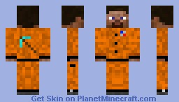 Steve(Prisoner) Minecraft Skin