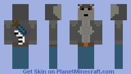 Lemur?? read desc. Minecraft Skin